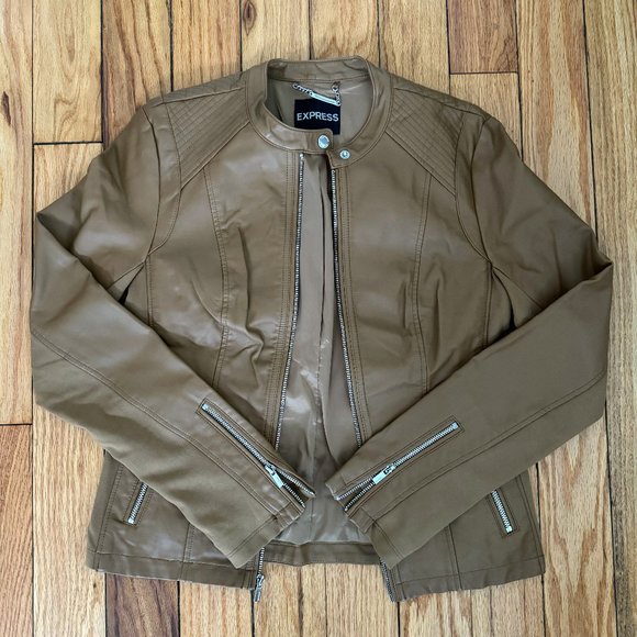 Express | Jackets & Coats | Express Faux Leather Jacket | Poshmark